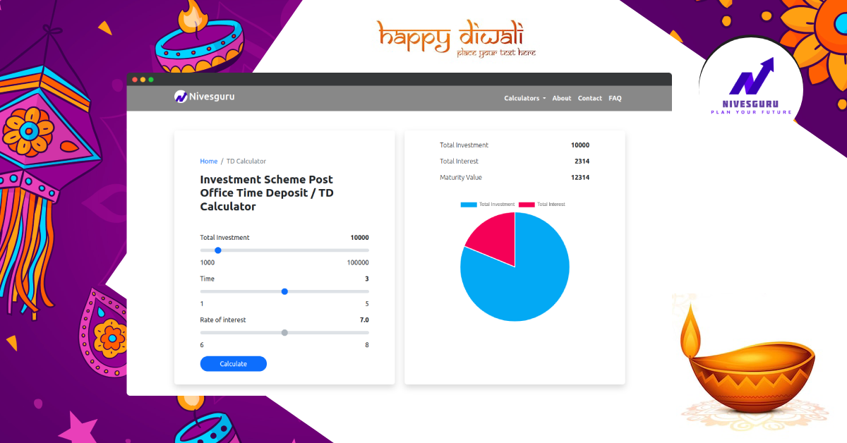 Investment Scheme Post Office Time Deposit TD Calculator Investment Scheme Post Office Time Deposit TD Calculator